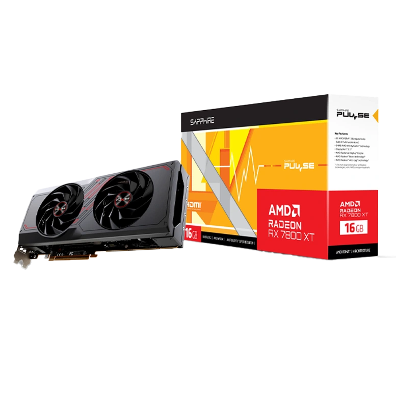 Видеокарта Sapphire PULSE Radeon RX 7800 XT / 16GB / GDDR6 / 256bit в ...